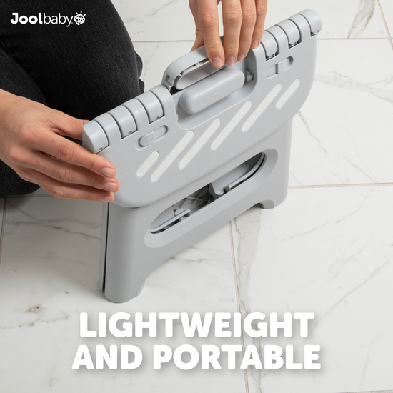 Jool Baby Lock 'n Step Folding Step Stool - Gray